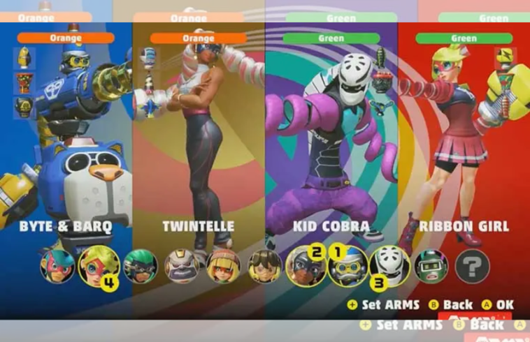 Arms Nintendo Switch Characters - 🎮🥊💪🏼Gamer Yard